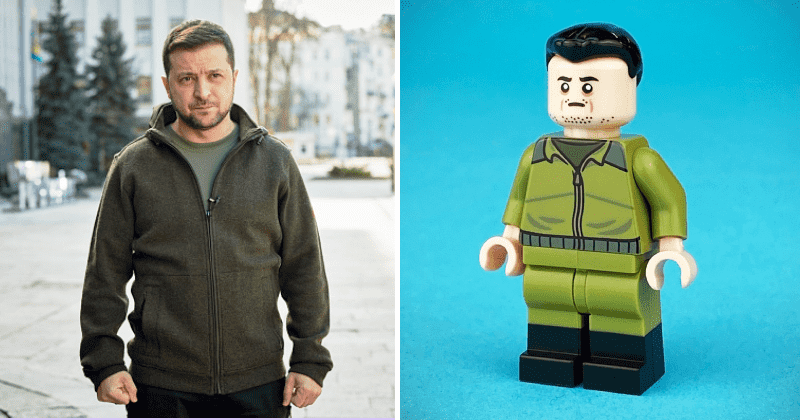 Image source: Left: KYIV, UKRAINE - MARCH 11, 2022 - President of ...